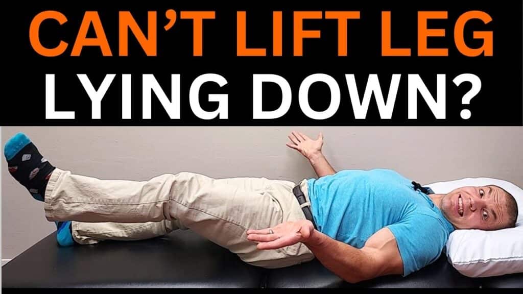 Unable to Lift Leg When Lying Down? Here's Why (plus what to do)