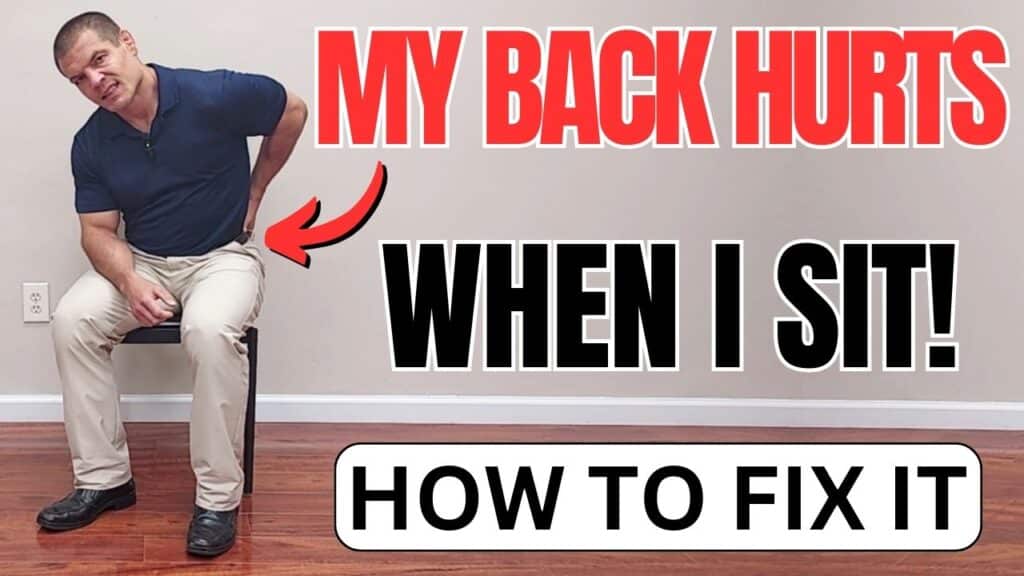 My Back Hurts When I Sit Too Long! 5 Tips For Relief
