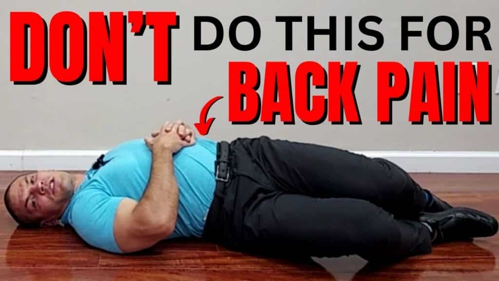 2 Common Back Pain Exercises To Avoid and What To Do Instead
